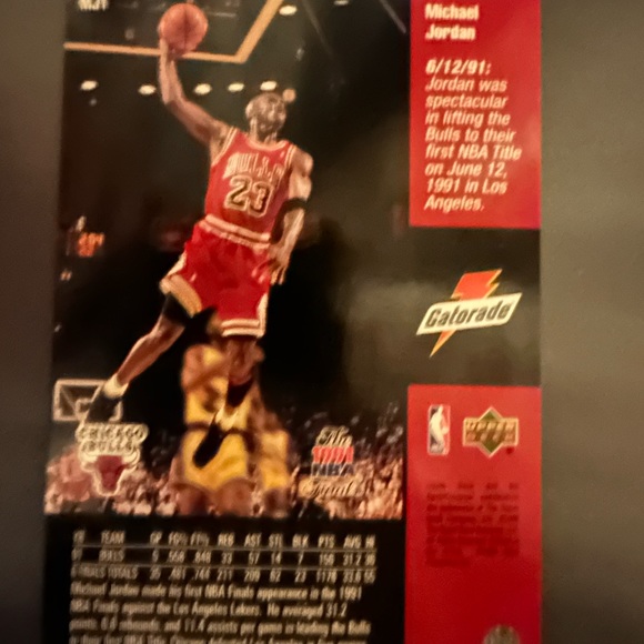 Other | Michael Jordan M1m6 Jumbo Gatorade Sports Cards Rare Mint ...